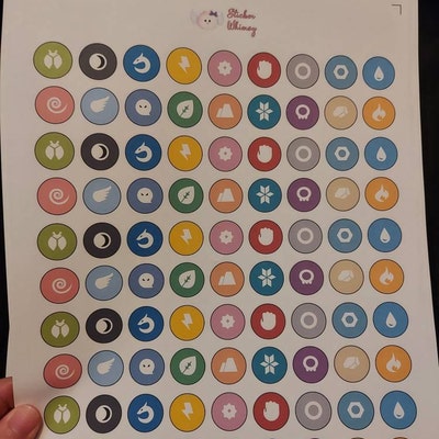 Red Apple Planner Stickers, Printed Stickers, Fruit Stickers, Food ...