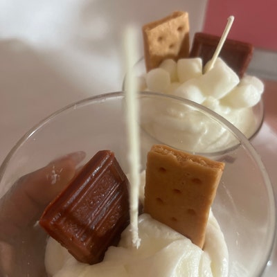 Mini Banana Split Sundae Set of 2 Silicone Molds for Wax Melt Making ...