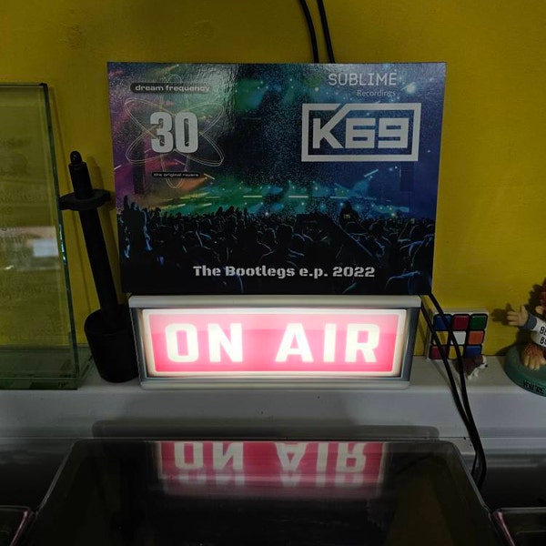 Light up on Air Sign - Illuminated Music Film Entertainment Room Light ...