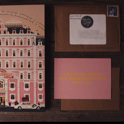 Wes Anderson Greeting Card - Etsy