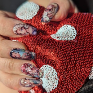 Chucky Press on Nails/halloween Nails/bride of Chucky/childs Play Nails ...