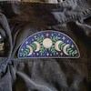 Moon Phases Large Back Patch Iron on Embroidered Patches for Jackets ...