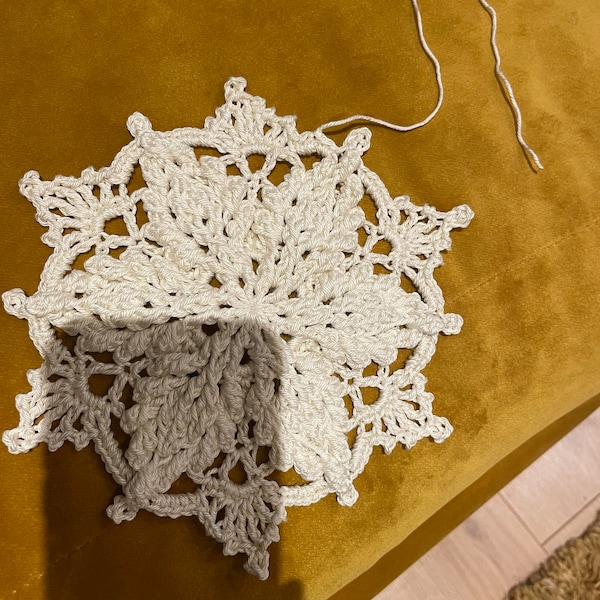 Inscribed Snowflake Crochet Pattern, PDF Digital Download - Etsy UK