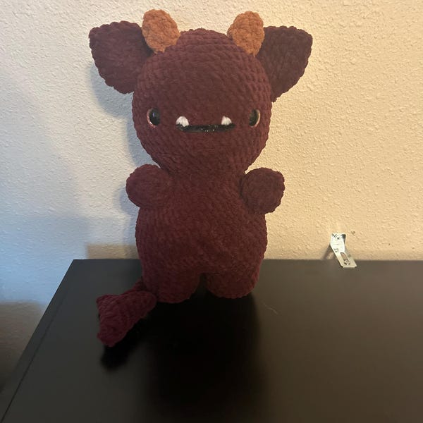 Crochet Pattern Chubby Devil Monster // Demon Crochet Pattern // Cute ...