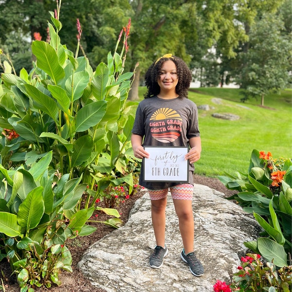 First Day of Eighth Grade Sign, First Day of School, Printable, Back to ...