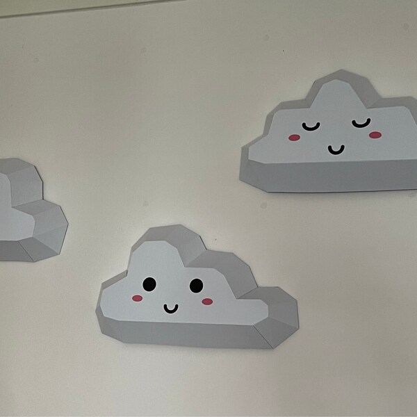 Papercraft Baby Cloud - Etsy