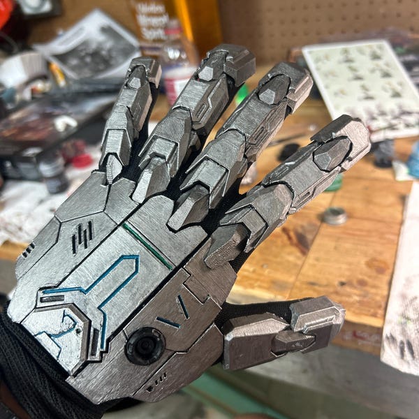 Cyberpunk Style Mecha Armor,exoskeleton Gloves,cyberpunk Cosplay ...