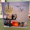 Personalised 6x6 Happy Birthday Card Female Girl Woman Shopping Bags ...
