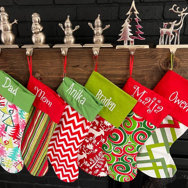 Christmas Stocking | Family Christmas Stockings | Handmade Christmas ...