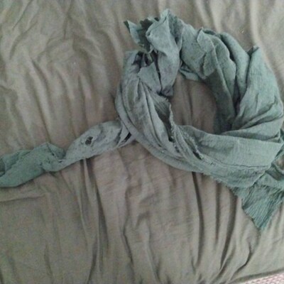 Distressed Black Cotton Hand Wraps, Primitive Leather Fist Wraps, Thumb ...