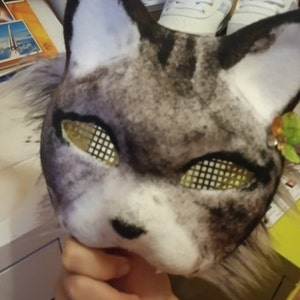 Therian Cat Mask Moon & Stars - Etsy UK