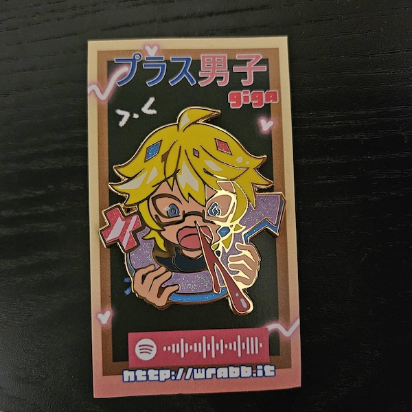 Plus Danshi/ Plus Boy Kagamine Len Vocaloid Enamel Pin - Etsy