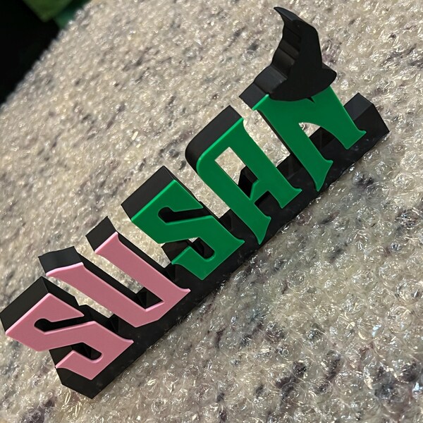 3D Printed Fantasy Style Name Plates - Etsy