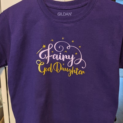 Baptism SVG File for Cricut Saying Fairy Goddaughter Christening Sign ...