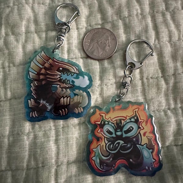 Monster Hunter Wilds Charms - Etsy