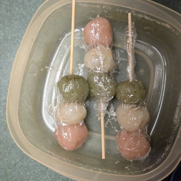 DIY Kit Hanami Dango Mochi Rice Cake Free Shipping 10 Skewers 30 ...
