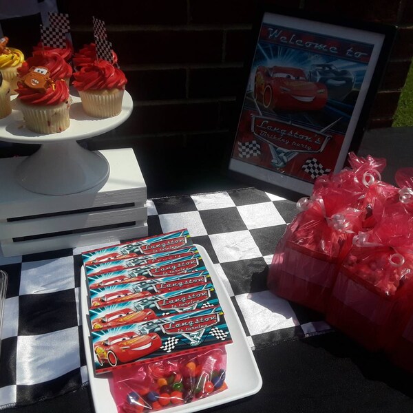 Personalized Cars 3 Birthday Party Kit – Printable Decor (digital ...