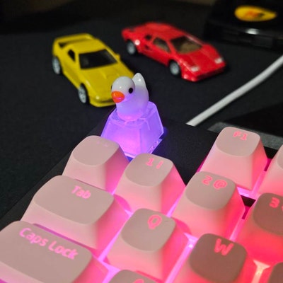 Duck Keycap Rubber Duck Keycap yellow or White - Etsy