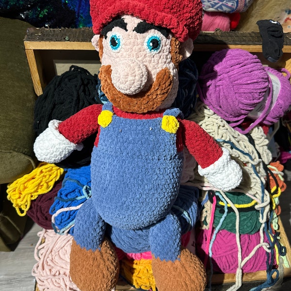 Super Mario Crochet Pattern PDF - Plush - Amigurumi- Tutoriel - US ...