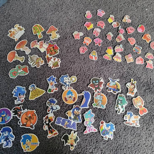 Sonic Mix Sticker Kawaii Sticker, Laptop Stickers, Kids Sticks ...