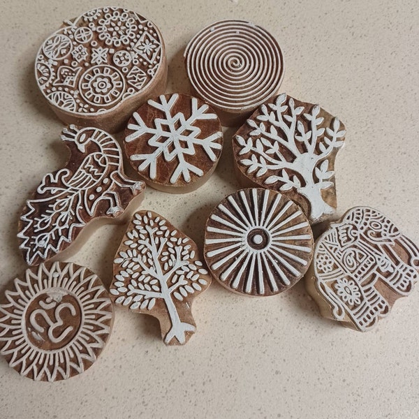 Wooden Stamp, Custom Wooden Stamp, Wooden Stamps for Clay, Wooden ...