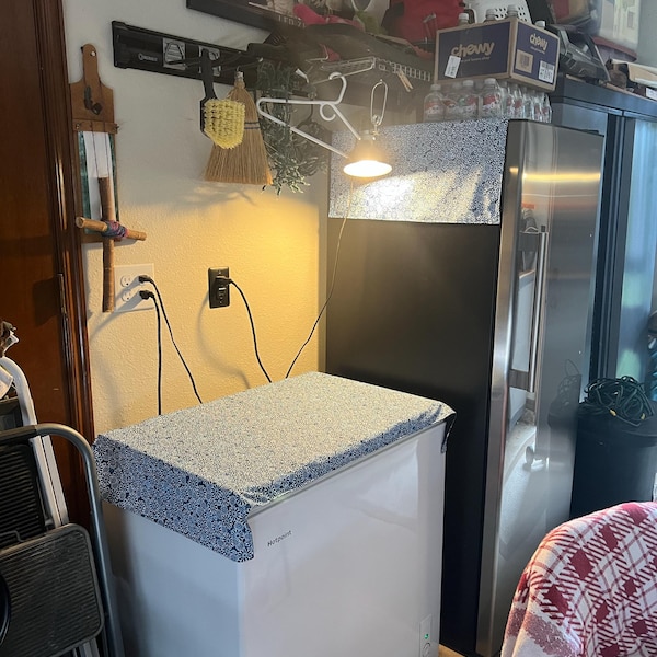 Freezer Cover, Chest Freezer Cover, Deep Freezer Topper, Appliance ...