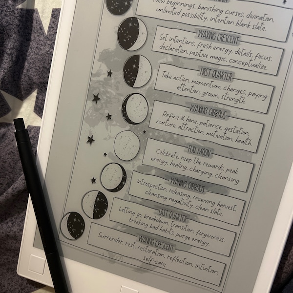 The Ultimate Moon Journal | Moon Phase Planner | Manifesting | Moon ...