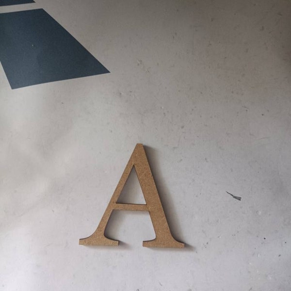Wooden Letters MDF Beech Decoration Letters Wooden Decorations Crafting ...