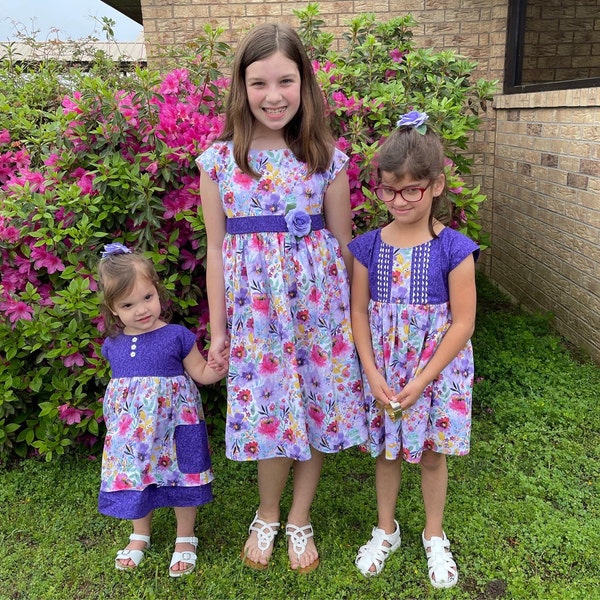 Lorne Dress and Tunic PDF Sewing Pattern, Including Sizes 12 Months ...