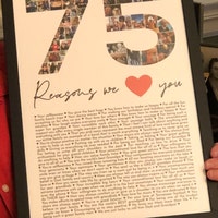 75 Reasons We Love You Custom Photo Collage, Why I Love You Picture ...