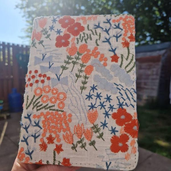 Sunflower Embroidery Kindle Case, Personalization Kindle Case, All New ...