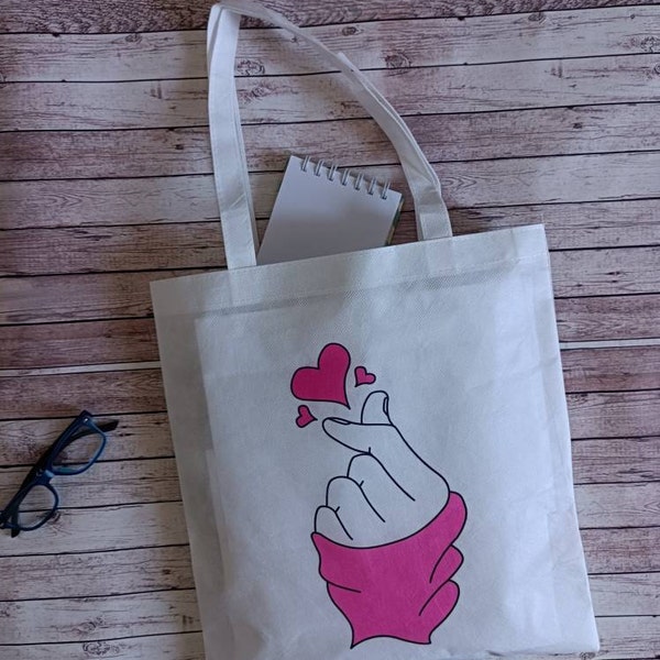 Finger Heart Svg Finger Heart Png Saranghae I Love You Sign K-pop ...