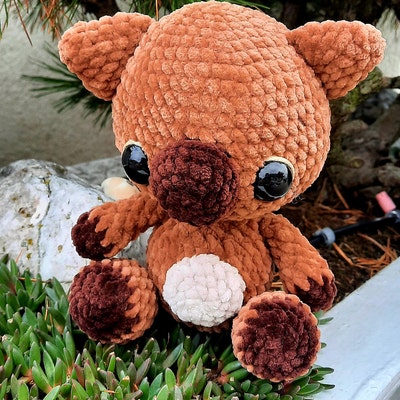 PATTERN: Watson the Wombat Crochet Pattern Amigurumi Wombat Pattern ...
