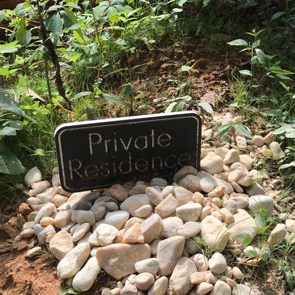 Private Residence Sign, Yard Sign, Entryway Sign, Do Not Disturb Sign ...