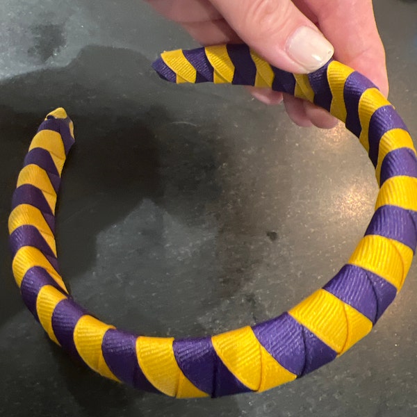 80s Retro Barrettes in Neon Pink and Purple Grosgrain Ribbon | Retro ...