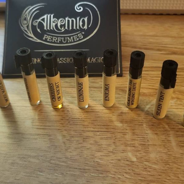 Alkemia Perfumes Introductory Sample Set - Etsy