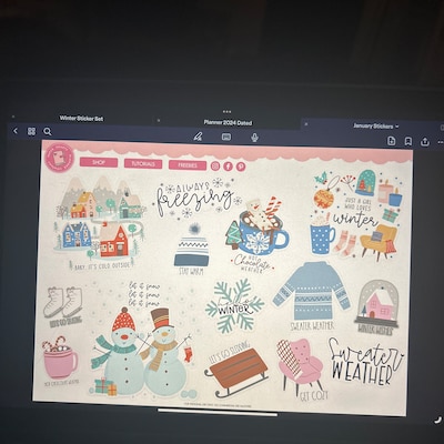 School Stickers Digital Stickers Goodnotes Stickers PNG Stickers - Etsy