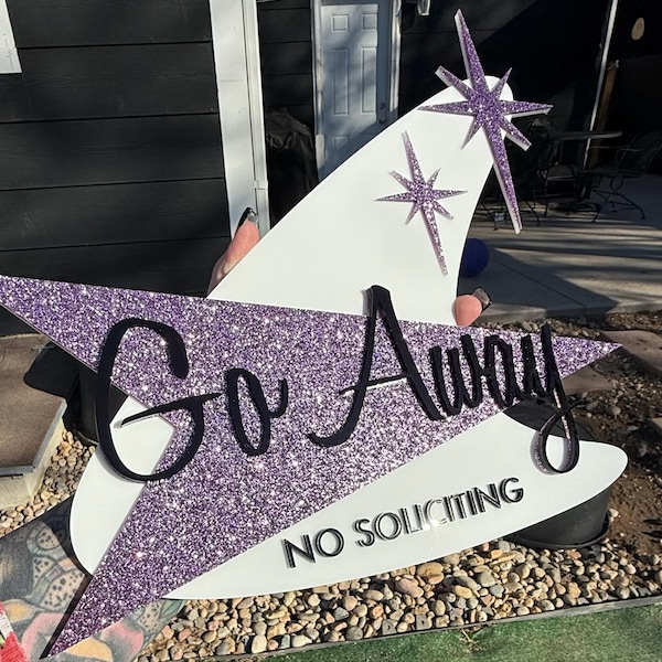 Mid Century Modern "atomic Boomerang" Sign : Retro Palm Springs Decor ...