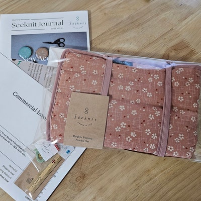 Knitting Needle Case for Interchangeable Circular Needle Tips, Needle ...