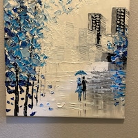 Large Original Art Boxing Fighting Texture Art Painting Abstract Sports ...