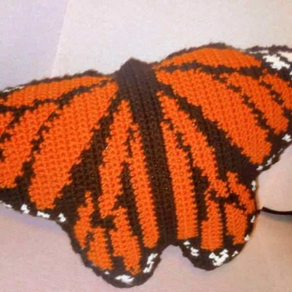 Monarch Butterfly Blanket PDF Crochet Pattern (pillow Instructions Included) - Etsy