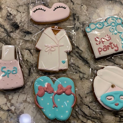 Theme Spa Cookies. One Dozen - Etsy