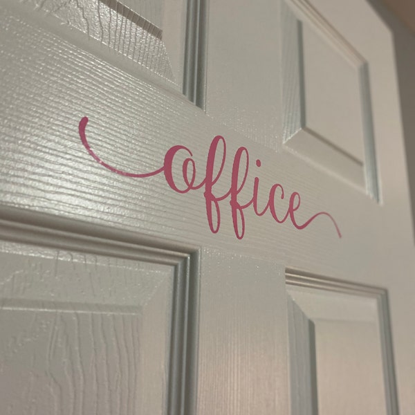 Office Door Decal, Entryway Office Sticker, Storefront Business Signage ...