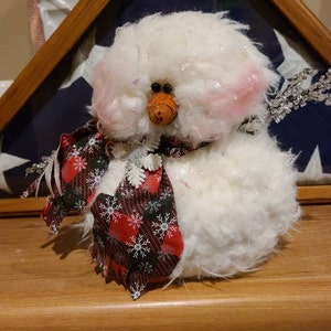 Fuzzy Wuzzy Snowman - Etsy