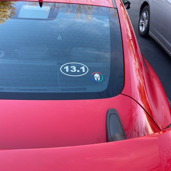 13.1 Half Marathon Decal, 13.1 Decal, 13.1 Sticker, Runners Decal ...