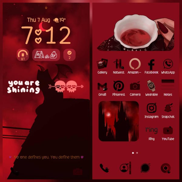 Strawberry App Icon Pack for Ios Android Phone Pink Berry Aesthetic ...