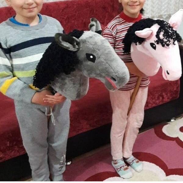 PDF Hobby Horse Sewing Pattern- Stick Horse Toy- Stuffed Horse Pattern ...