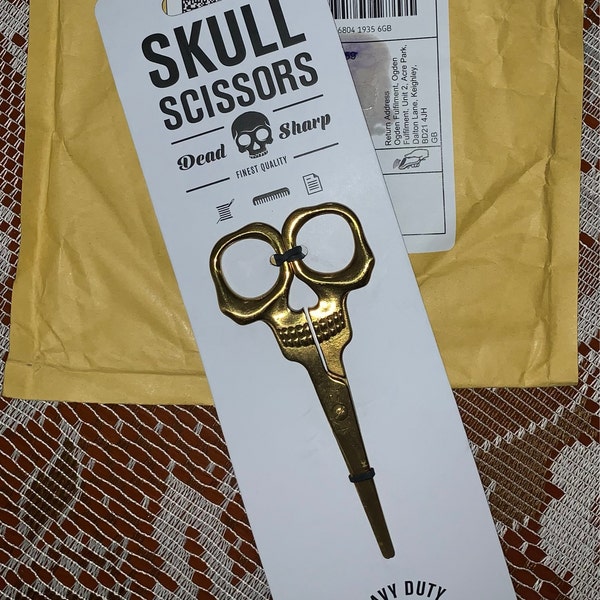 Skull Scissors for Embroidery & Crafts - Etsy
