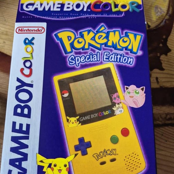 Gameboy Color Blue Console Box ( Europe Version With No English )- NO ...