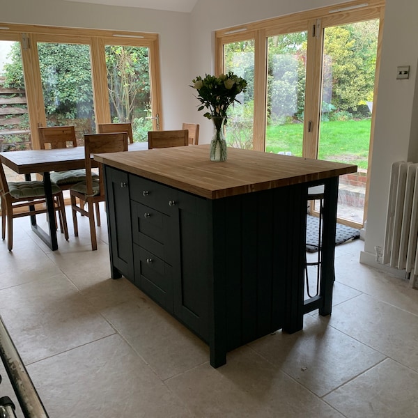 Handmade Kitchen Island (the Harrogate) - Etsy